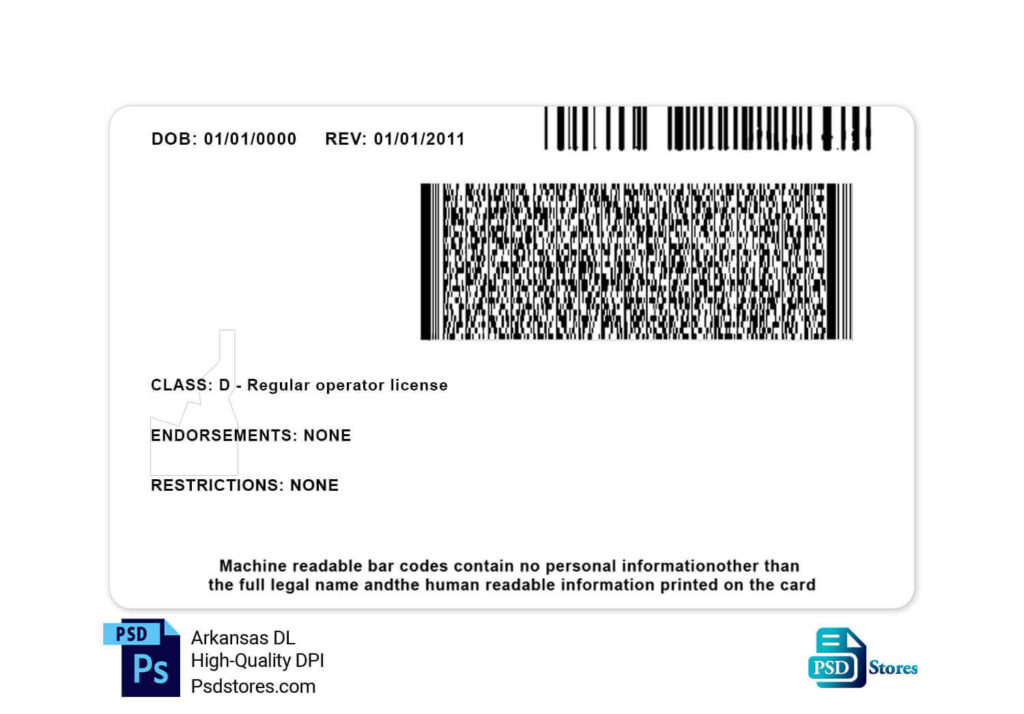 Idaho Driver License Template (V1) - PSD Stores
