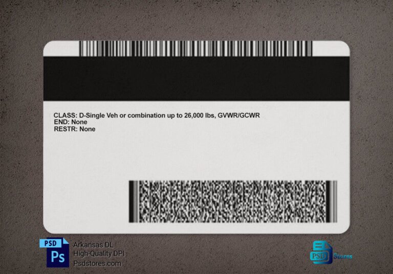 Minnesota Driver License Template - PSD Stores