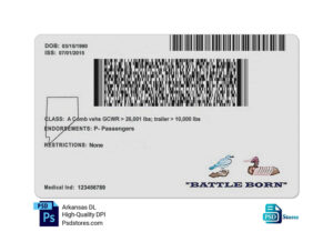 Nevada Driver License Template (V1) - PSD Stores