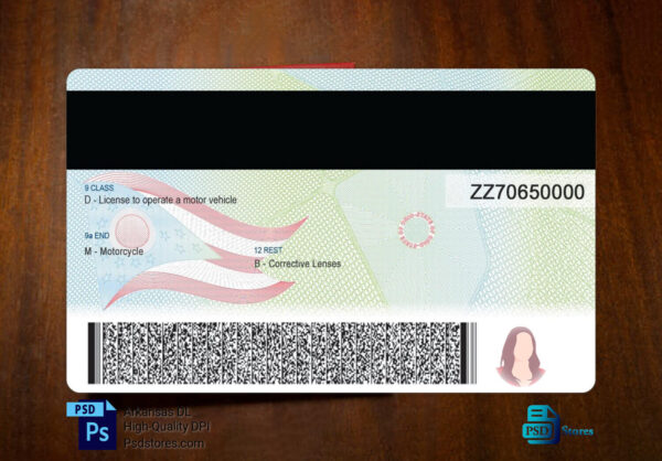 Ohio Driver License Template - PSD Stores