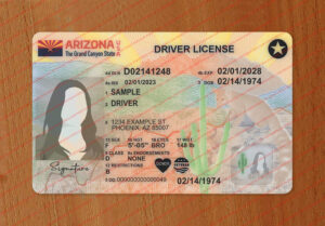 Arizona Driver License Template (V2) - PSD Stores
